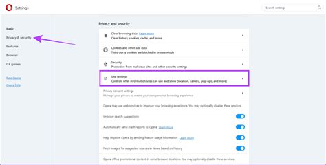 How To Allow Or Block Pop Ups And Redirects On Opera Guiding Tech