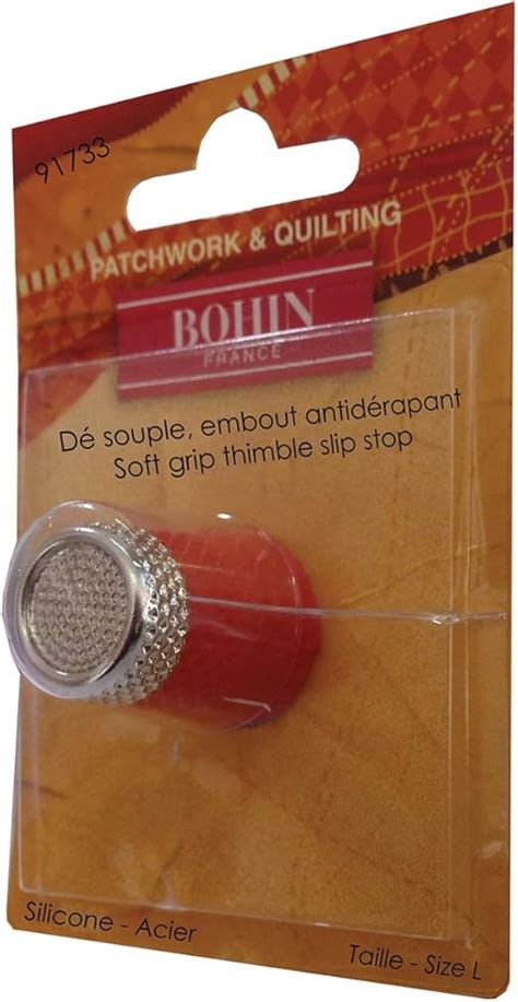 Bohin Silicone Thimble With Steel Top Large