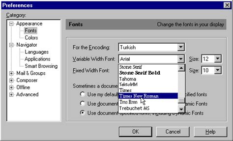 Setting Up Windows Netscape Web Browsers For Multilingual And Unicode