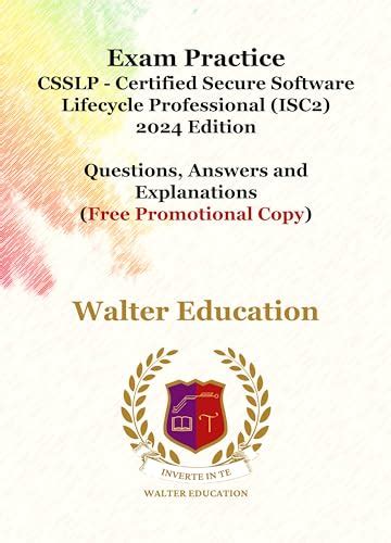 Lelivros Exam Practice For Csslp Certified Secure Software