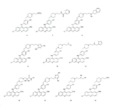 Structures Of Compounds From In Silico Screening Results Download