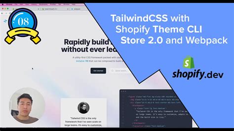 08 Tailwind Css With Shopify Theme Cli Store 20 And Webpack Youtube