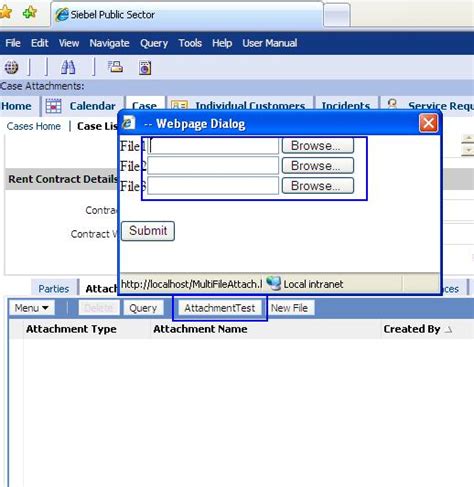 Siebel Multiple File Attachments