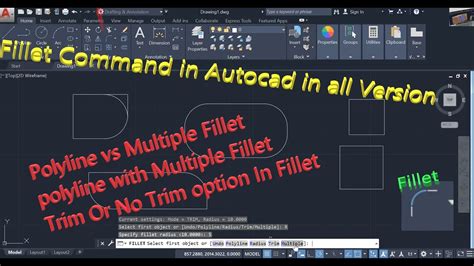 how to use fillet command in autocad 2022 printable online