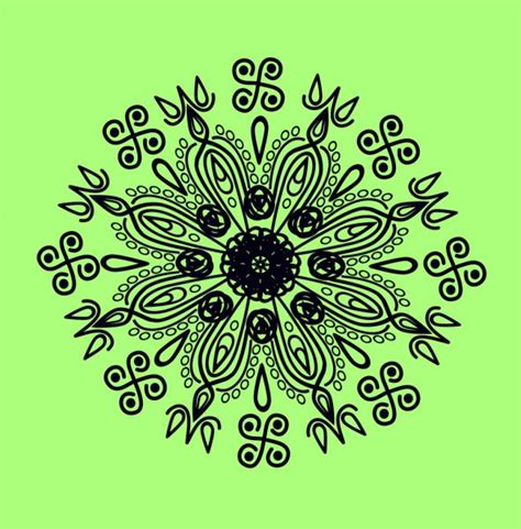 Abstract Linear Ornamental Design Element Tattoos Stock Vector Image By ©