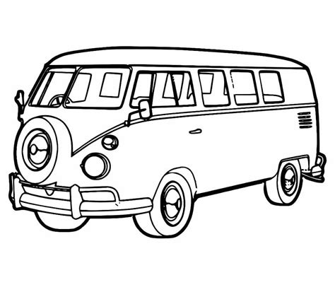 Desenhos De Kombi Para Colorir Pintar E Imprimir Coloririnfo