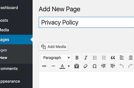 How To Add Privacy Policy Page In WordPress Catch Themes