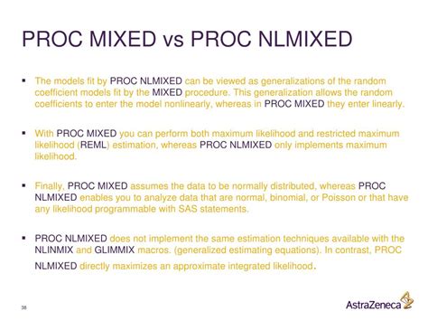 Ppt Lecture 4 Non Linear And Generalized Mixed Effects Models