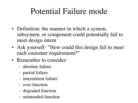 PPT FMEA Failure Mode Effects Analysis PowerPoint Presentation Free Download ID