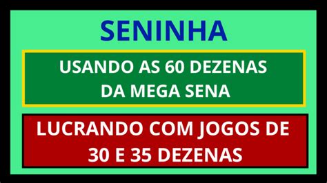 Planilha Seninha Redução 50 para 30 Planilhas Lotéricas 10