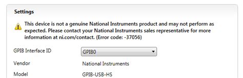 Fake National Instruments Gpib Usb Hs Converter And Ni Not Caring About It Whl 87 Wan