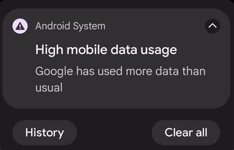 Android 12 Disable Repeated High Mobile Data Usage Notification Android Enthusiasts Stack