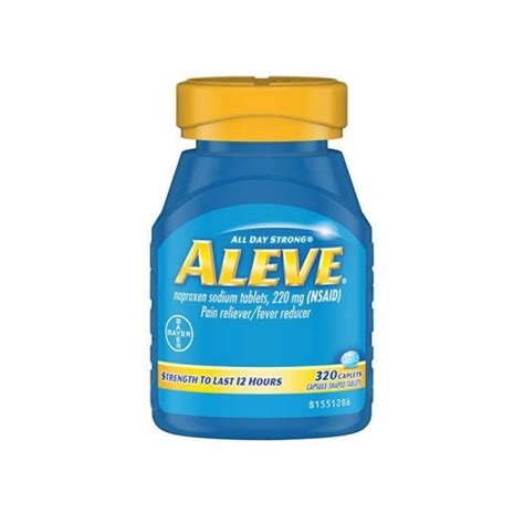 拜耳bayer Aleve缓解疼痛220mg 320粒持续12小时