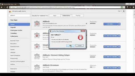 Install Adblock Youtube