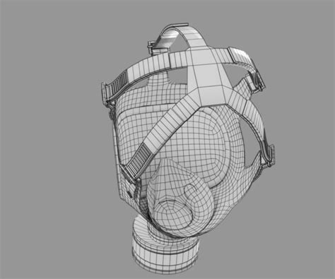 Artstation Gasmask Game Assets