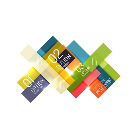 Premium Vector Geometric Abstract Background Colorful Elements