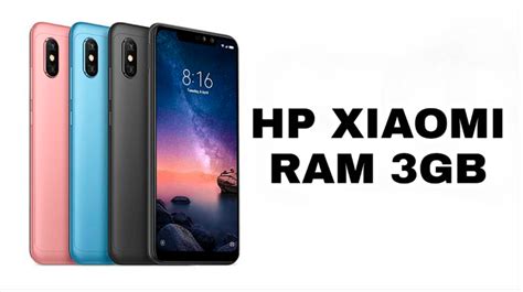 Daftar Hp Xiaomi Ram Gb Murah Terbaru Oktober