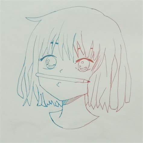 نقاشی ساده کیوت انیمه ویرگول