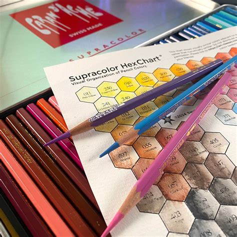 Hex Charts For Art Mediums Art Classes