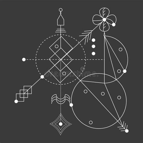 Sacred Geometry Vector Graphic Design Elements Stock Vector Illustration Of Element Ethnic