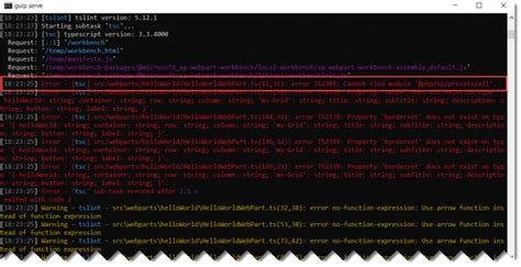 error ts2307 cannot find module pnp sp presets all in spfx enjoy sharepoint