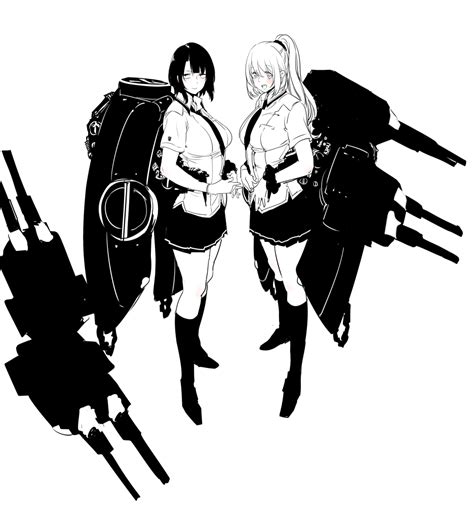 Atago And Takao Kantai Collection Drawn By Goshiki Suzu Danbooru