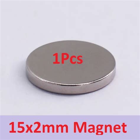 1pcs 15x2mm Disc Magnet 15x2mm Industrial Super Strong Neodymium