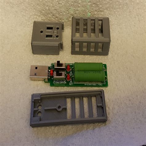 USB Load Tester Case By Asterchades Download Free STL Model Printables Com
