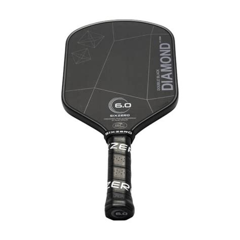 Six Zero Double Black Diamond Control 14mm Carbon Fiber Pickleball