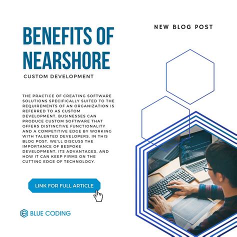 blue coding on linkedin nearshoredevelopment customsoftware