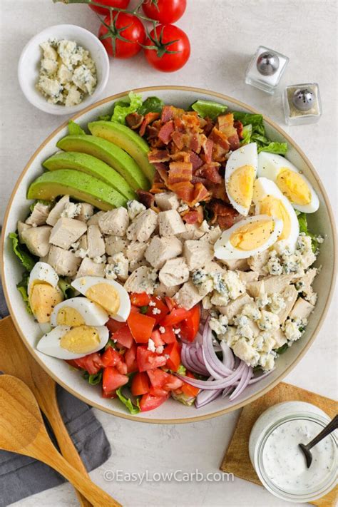 Cobb Salad Recipe Easy Low Carb