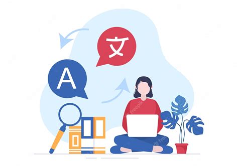 Premium Vector Translator Or Translation Language Illustration Say