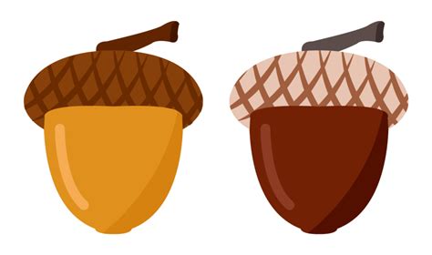 도토리 일러스트 Png Ai 무료 다운로드 2023년 리틀딥