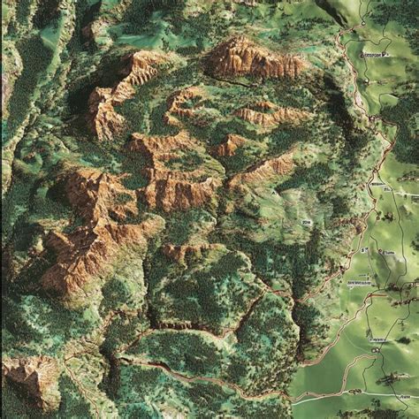 A Digital Map With Interactive Features For A Hiking Trail Including Elevation Profiles And