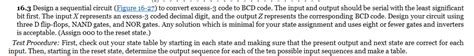 Solved 163 ﻿design A Sequential Circuit Figure 16 27 ﻿to