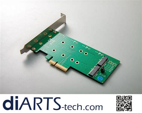SATA SSD B Key M 2 PCIe Card RAID 0 1 Di ARTs Technology