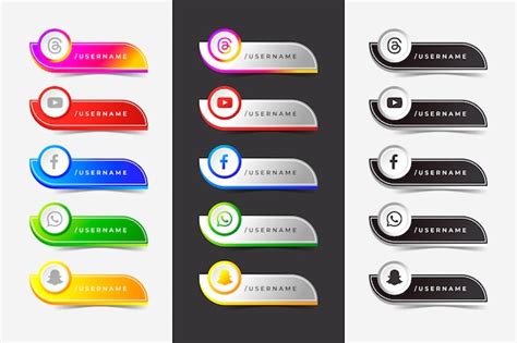 Free Vector Gradient Logos Collection For New Threads Social Media