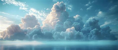 Serene Cloudscape A Symbol Of Minimalist Digital Storage Concept