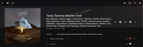 If There Are Quite A Few Artists In One Album They Overflow The Ui