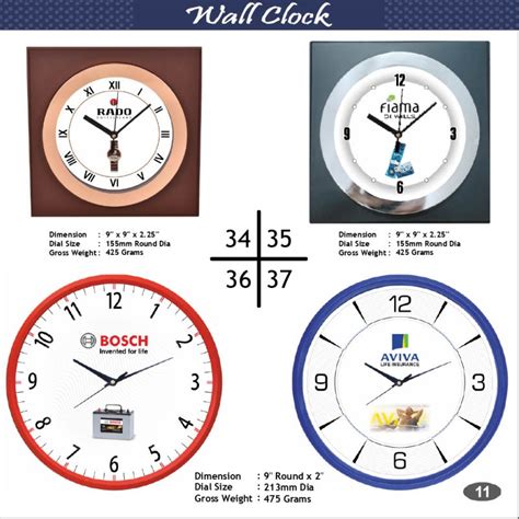 Ah Plastic Designer Wall Clocks Color Multicolor Display Type