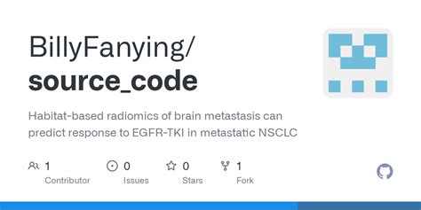 Github Billyfanyingsourcecode Habitat Based Radiomics Of Brain