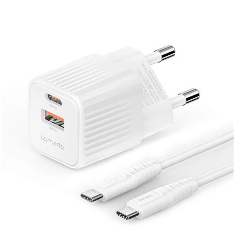 Smarts VoltPlug Duos Mini PD W USB C Oplader M USB C Kabel M USB C USB A DKK