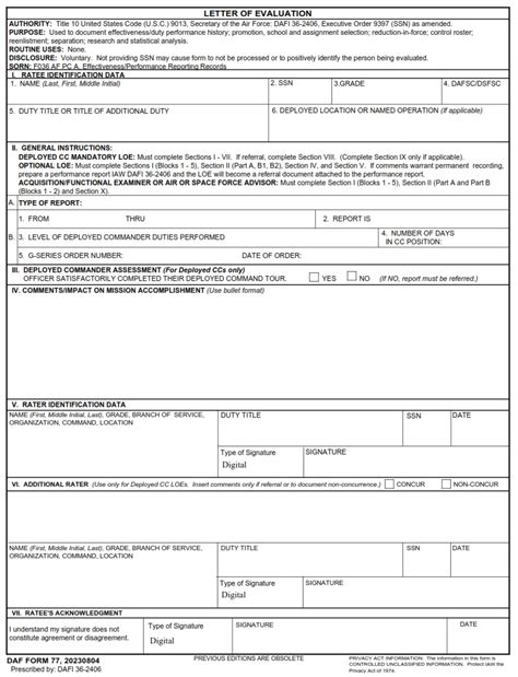 Af Form 1477 Printable Form 2025