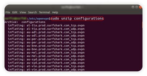 How To Set Up Manual Openvpn Connection Using Linux Terminal Surfshark Customer Support