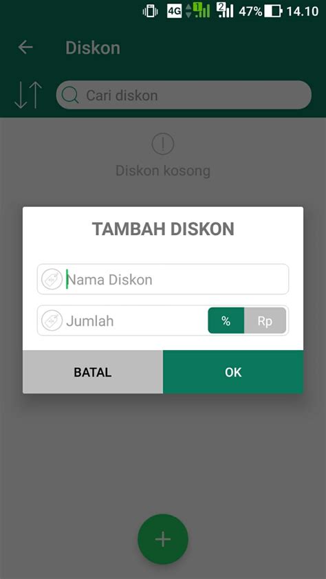 Cara Menambah Diskon