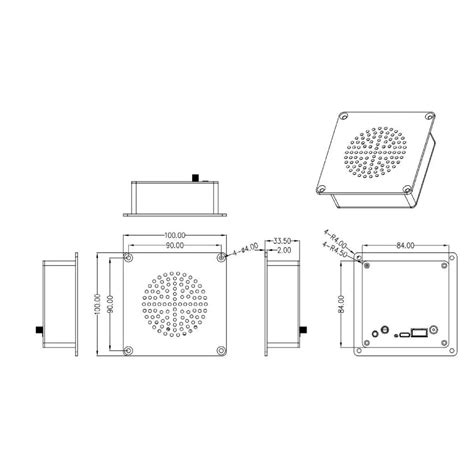 Taidacent USB 8 Ohm 5W Speaker Box Mini PC Computer Speakers Portable Active Horn Speaker
