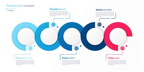 벡터 프로세스 차트 디자인 인포그래픽 만들기위한 최신 템플릿 프리젠 테이션 보고서 시각화 개념에 대한 스톡 벡터 아트 및 기타 이미지 Istock