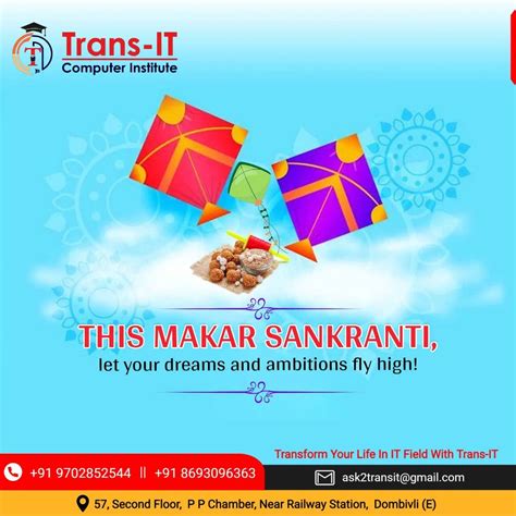 Happy Makar Sankranti Trans It Computer Institute