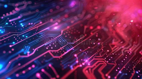 Abstract Data Flow Complex Circuit With Digital Technology Style Design
