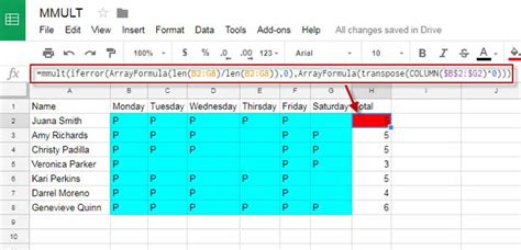 How To Expand Count Results In Google Sheets Like Array Formula Does